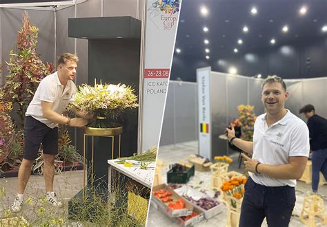 Florist Stefan Van Berlo Behaalt Vijfde Plaats Op Ek Bloemschikken Foto Hlnbe