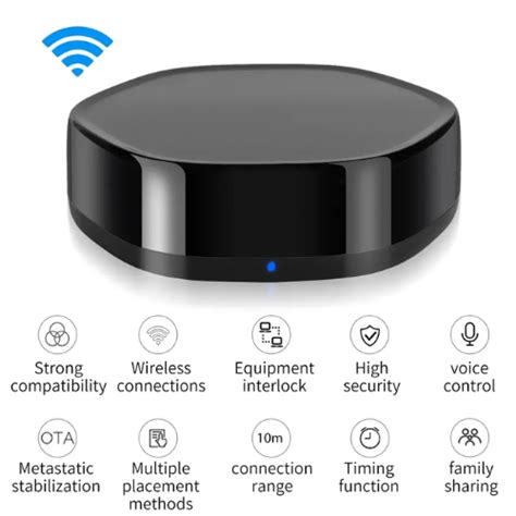 Smart Zigbee Gateway With Wifi 24ghz And 360° Control Device Gaotek Gao Tek