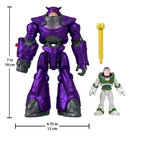Jual Pixar Lightyear Imaginext Zurg And Buzz Battle Blast Set Action