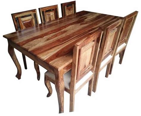 6 Seater Sheesham Wood Dining Table Set At Rs 45000 Set Dining Table