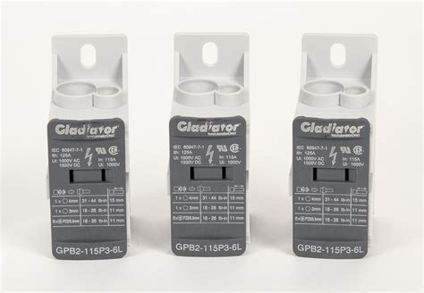 Terminal Block Enclosed 115a 3 Pole Ul 1059 Recognized Pn Gpb2