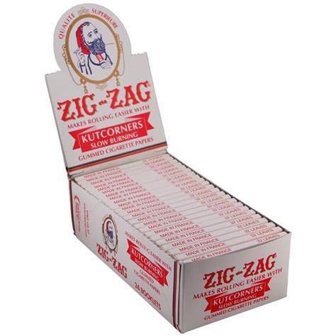 ZIG ZAG WHITE SINGLE WIDE ROLLING PAPERS Rolling Ace