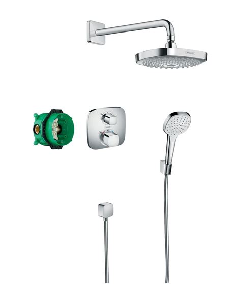 Zestaw Prysznicowy Podtynkowy Croma Hansgrohe Instalstyle Pl