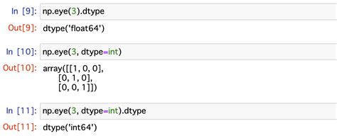numpy で「単位行列」を生成できる identity 関数と eye 関数の違い kakakakakku blog