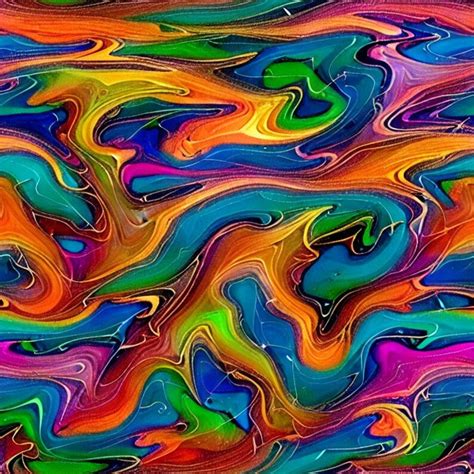 Seamless Patterns Colourful Psychedelic Ripples Etsy