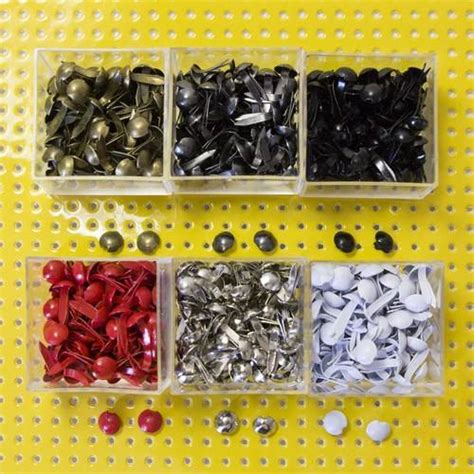 Implantation 6 Boites De 100 Mini Clous Assorties Special Vinyle