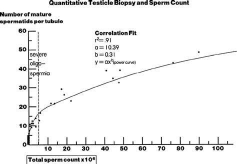 An Exponential Curve Relating Sperm Count In The Ejaculate To The Download Scientific Diagram