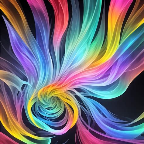 Premium Photo Abstract Flowing Shapes Background Gradient Style