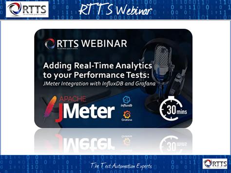 JMeter Webinar Integration With InfluxDB And Grafana PPT