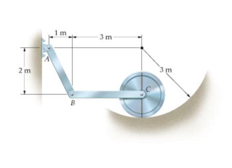 Solved At The Instant Shown Bar AB Is Rotating At 14 Chegg Com