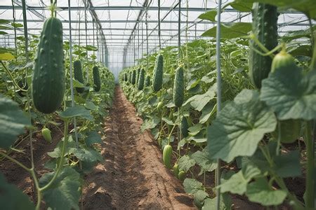 大棚里种植黄瓜高清图片下载 正版图片600170586 摄图网