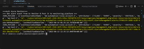 get specific alert from azure monitor using python stack overflow