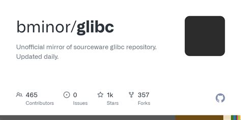 GitHub Bminor Glibc Unofficial Mirror Of Sourceware Glibc Repository