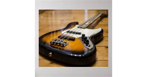 Bass Guitar Poster Zazzle