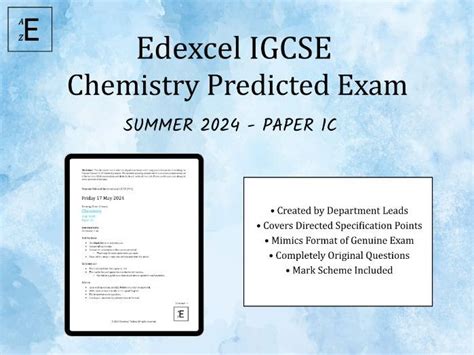 Edexcel Igcse Chemistry Lessons 2024 Predicted Exams The Complete Course Presentations