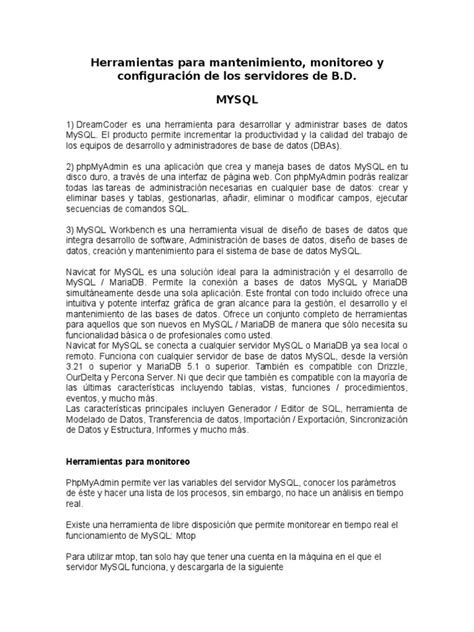 base datos pdf mi sql servidor computación