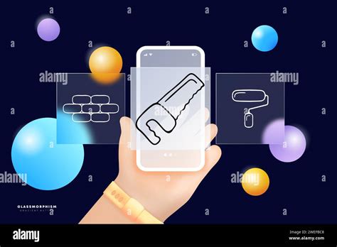 Scaffolding Screen Building Stock Vector Images Alamy