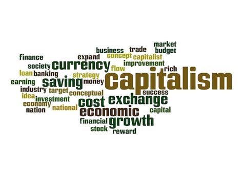 Premium Photo Capitalism Word Cloud