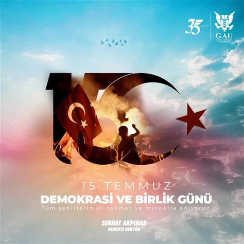 Temmuz Demokrasi Ve Milli Birlik Günü Mesajı