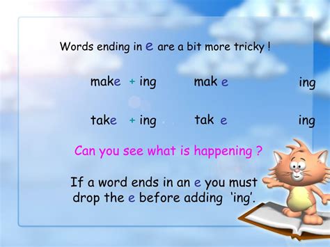 PPT Adding Ing To Verbs PowerPoint Presentation Free Download ID