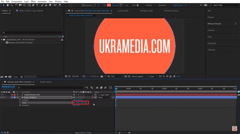 After Effects Tip Maintain Scale When Parented Ukramedia