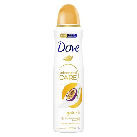 Go Fresh Passion Fruit And Lemongrass Spray 150ml Dove