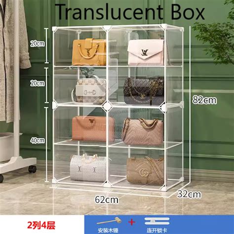 Comes Transparent Translucent Model Display Shelf Multi Layer Grid