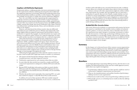 Cybersecurity Tabletop Exercises No Starch Press
