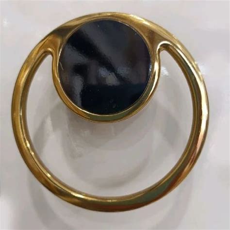 Golden And Black Round Zinc Alloy Cabinet Handle At 420 Piece In New