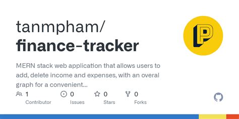 Github Tanmphamfinance Tracker Mern Stack Web Application That