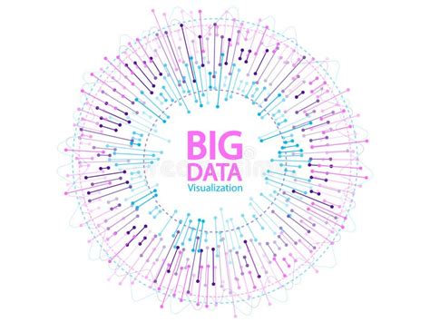 Big Data Visualization Concept Vector Stock Vector Illustration Of