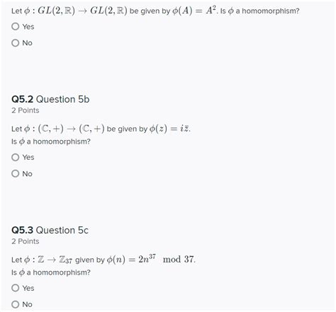 Solved Let GL 2 R GL 2 R be given by A A² Is Chegg com