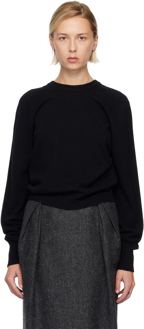Maison Margiela Black Wool Knit Sweater Maison Margiela