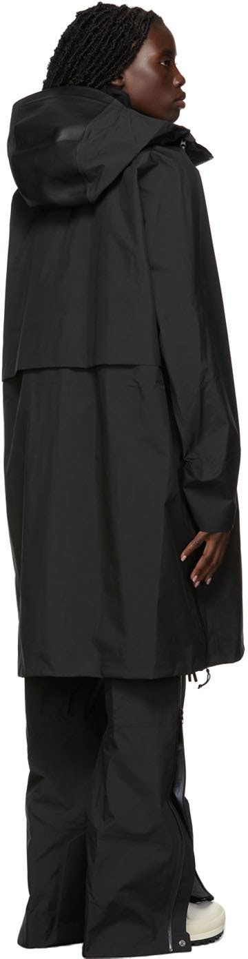 Jil Sander SSENSE Exclusive Black Arc Teryx Edition Coat Jil Sander