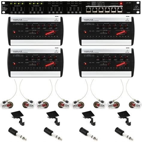 Behringer P16m Personal Mixing System With Westone In Ear Monitors In