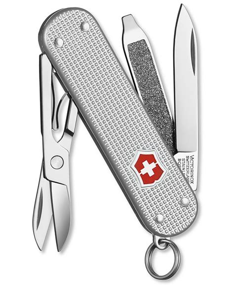 Victorinox Swiss Army Classic Sd Silver Alox Pocket Knife Macys