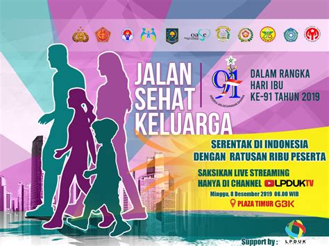 Lpduk Dukung Jalan Sehat Keluarga 2019 Daerah