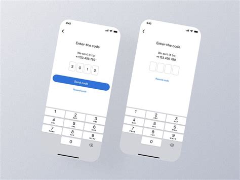 verification code mobile app ui in 2024 mobile app mobile app ui coding