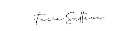 83 Faria Sultana Name Signature Style Ideas Best Digital Signature