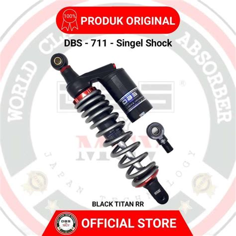 Promo Shock Tabung DBS 711 G SPORT YAMAHA LEXI FREEGO BLACK TITAN RR