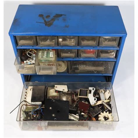 Small Parts Organizer With Contents