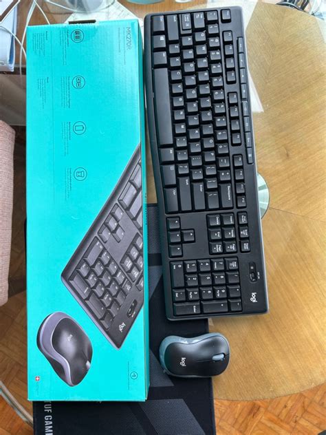Logitech Wireless Keyboard Mouse Mouse Pad 電腦＆科技 電腦周邊及配件 電腦鍵盤及相關