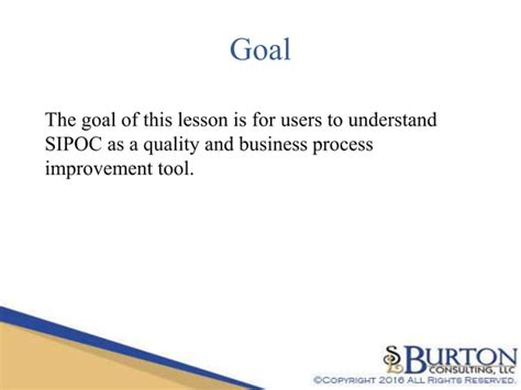 Lean Understanding The Sipoc Quality Systems Management Tools Series 2016 Pptx