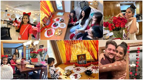 Saraswati Pujo And Valentines Day Celebration At Our Home In America