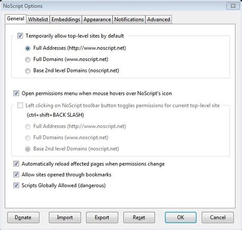 Noscript Security Suite The Internet Overview An Introduction To