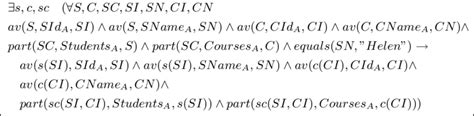 Query Mapping For The Query In Fig 5 Download Scientific Diagram
