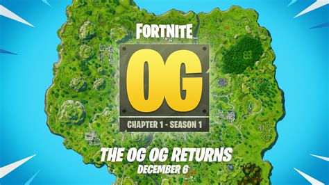 Fortnite Og Is Returning Permanently In December Vgc