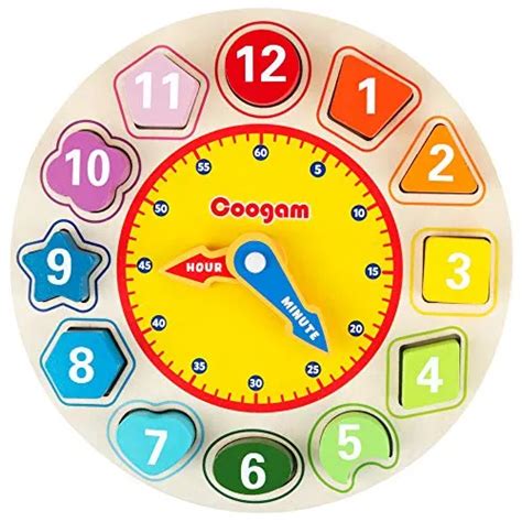 Reloj De Clasificación De Colores Forma De Madera Ti Envío Gratis
