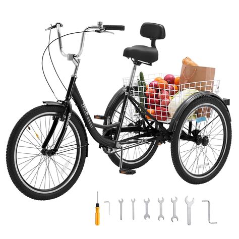 Vevor Adult Tricycles Bike Three Wheeled Bicycles 3