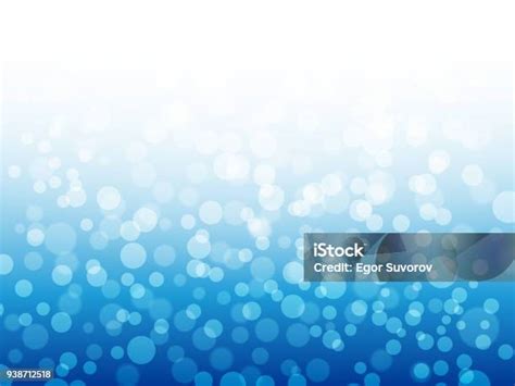 파란색 배경 Bokeh 조명입니다 겨울 디자인입니다 블루 추상 크리스마스 배경입니다 벡터 일러스트 레이 션 12월에 대한 스톡